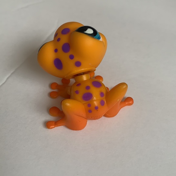 Littlest Pet Shop | Toys | Littlest Pet Shop 874 Orange Frog With ...